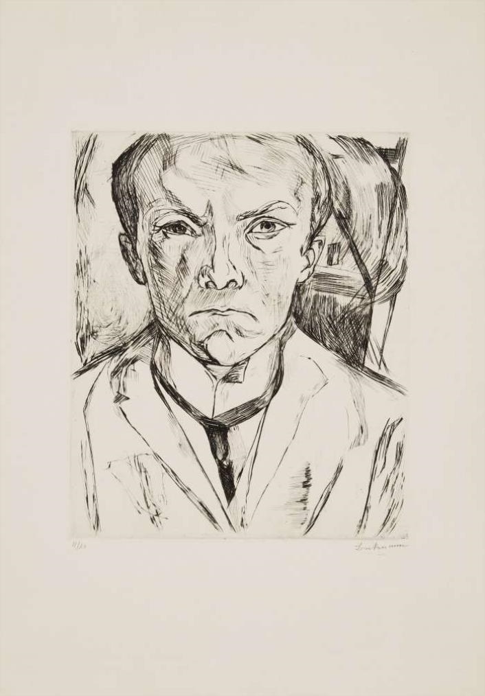 Max Beckmann | Self portrait from the Front, House Gables in the ...