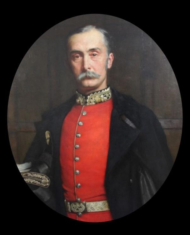 William Logsdail | Portrait of Colonel Charles Douglas Learoyd Cockburn ...