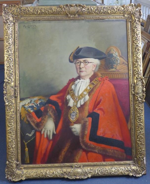 Guy Lipscombe | Portrait of Lady Emily Roney, Mayor of Wimbledon (1934 ...