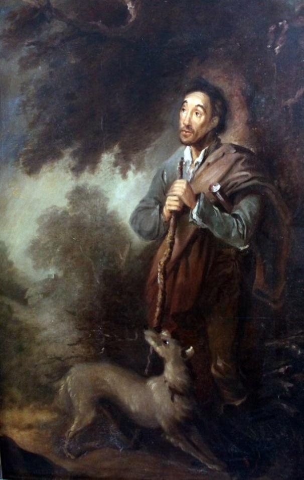 Thomas Barker of Bath | Copy of Gainsborough's Woodman burnt at Exton ...