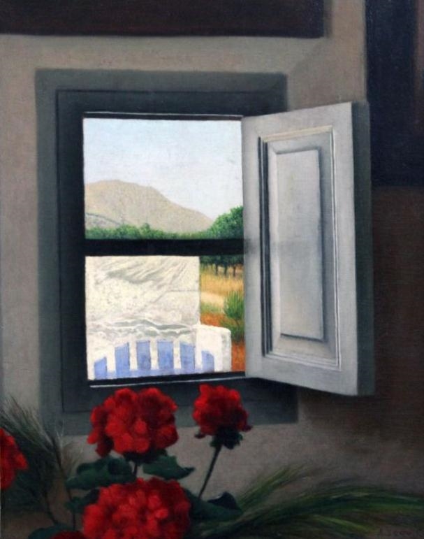 Arthur Segal | Window Palma de Mallorca (1935) | MutualArt