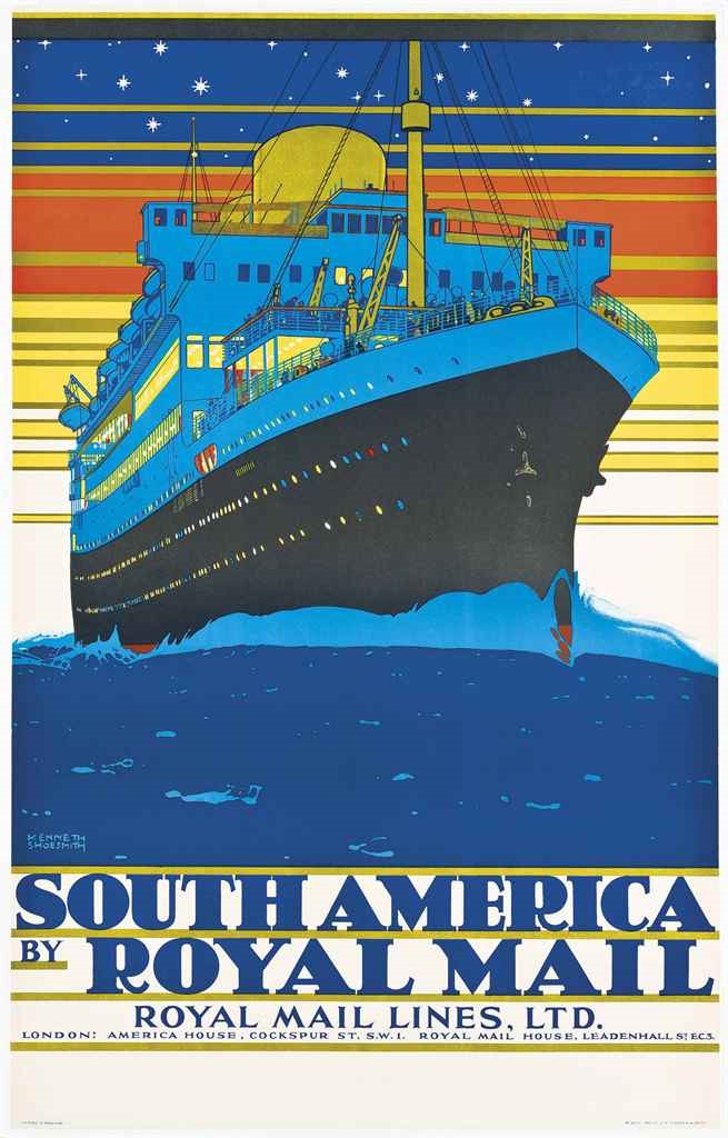 Kenneth D. Shoesmith | SOUTH AMERICA BY ROYAL MAIL | MutualArt