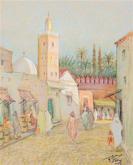 Mohamed Sabry | VIEW FROM TETOUAN-MOROCCO (1956) | MutualArt