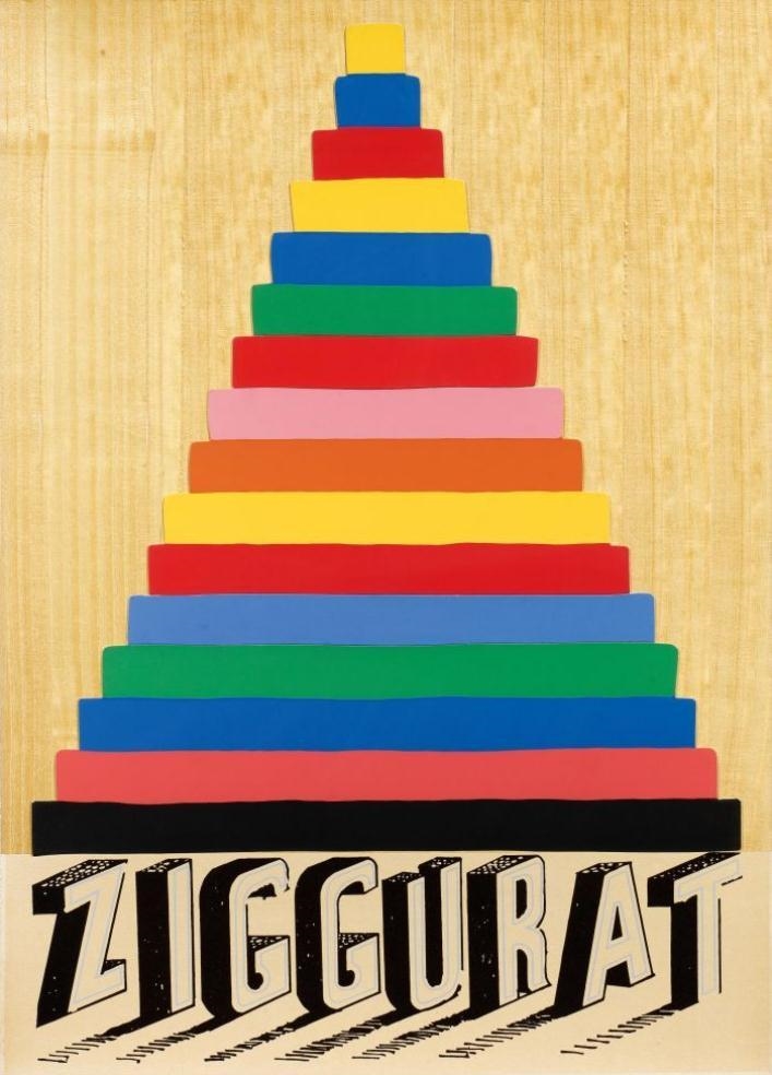 Joe Tilson | Ziggurat (1975) | MutualArt