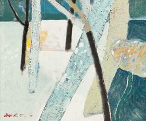 Frank Docherty | BLACK TREES - BOTANIC GARDENS (1990) | MutualArt