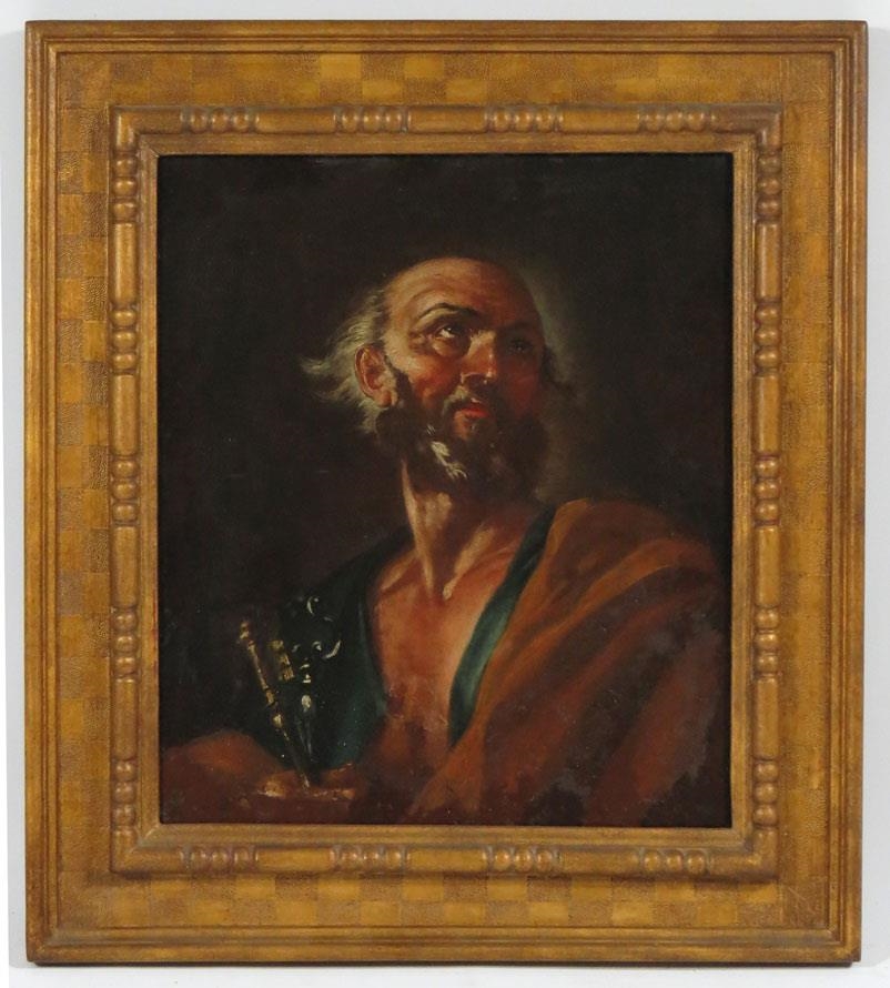 Neapolitan School, 17th Century | portrait of Saint Peter with keys | MutualArt