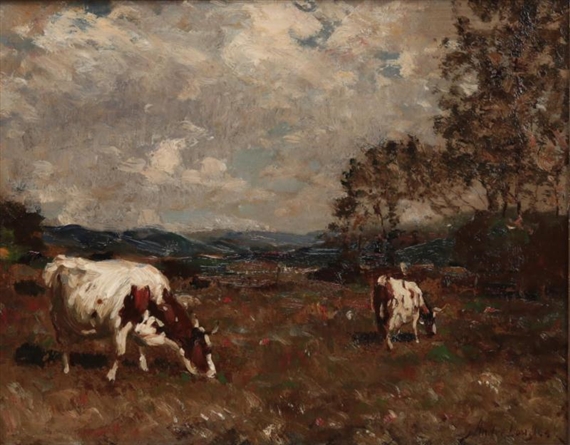 Andrew Douglas | Cattle in Meadow | MutualArt