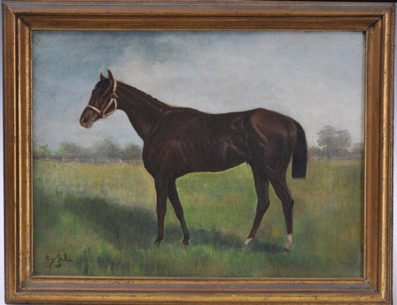 Henry Stull | Portrait of a Race Horse (1883) | MutualArt