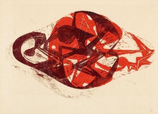 Hann Trier | 6 Works: Colour Woodcuts (1950 - 1951) | MutualArt