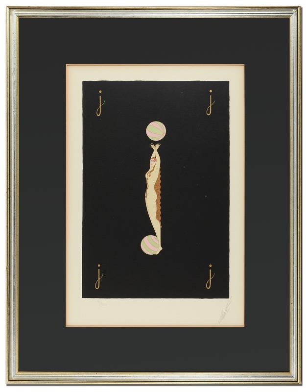 Erté | ALPHABET SUITE, LETTER K | MutualArt