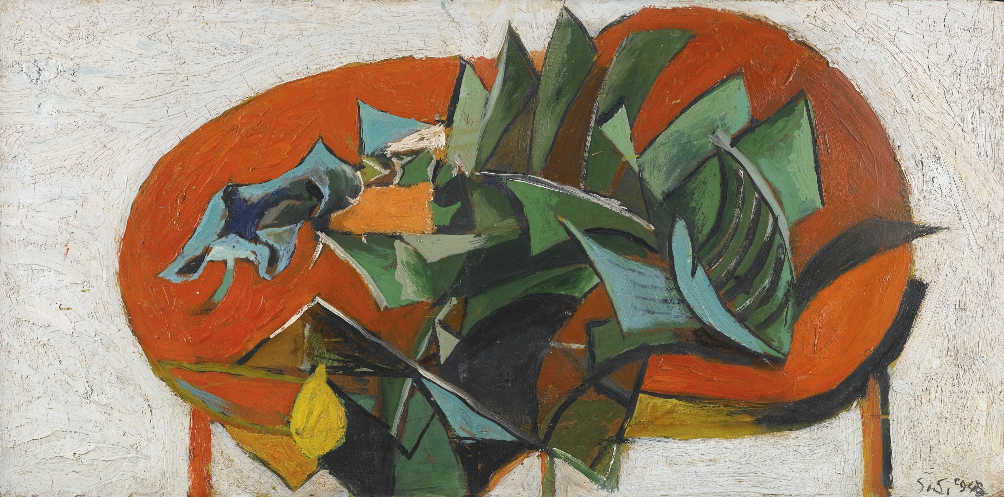 Graham Sutherland | DARK LANDSCAPE IN WALES (1947) | MutualArt
