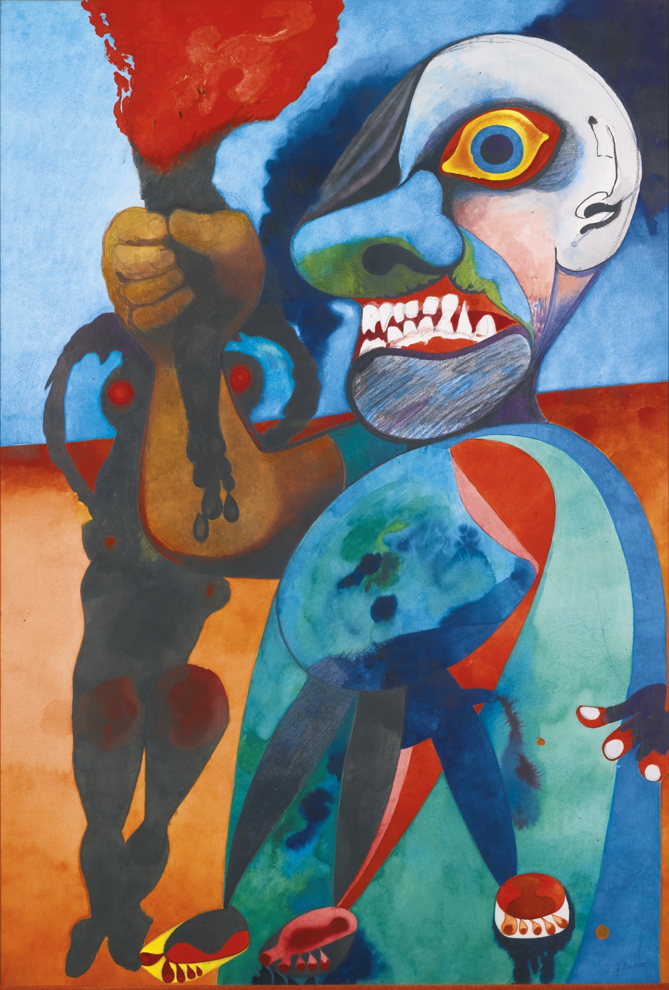 Edward Burra | THE ELEPHANT LADY (1952 - 1954) | MutualArt
