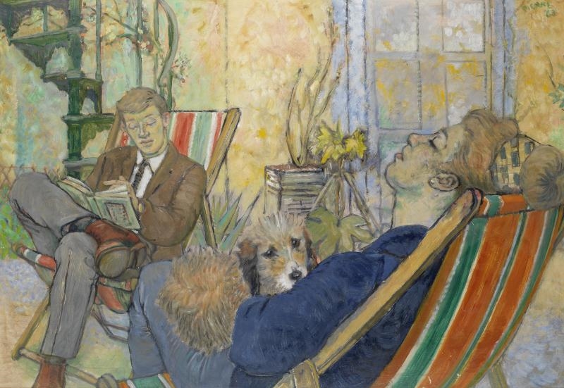 Peter Samuelson | Michael Rothwell and Bridget in the garden with my ...