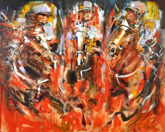 Jim Kinch | Polo Encounter | MutualArt