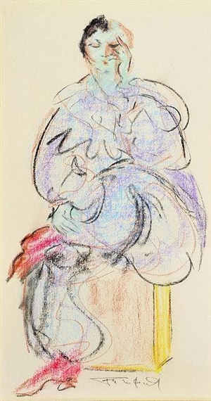 Tom Merrifield | Seated figure | MutualArt