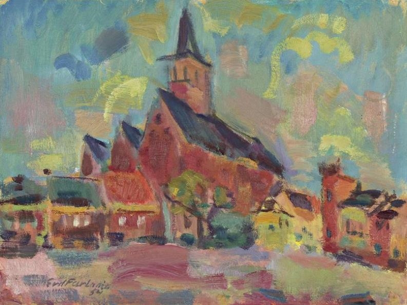 Else Lohmann | DORFKIRCHE (1954) | MutualArt