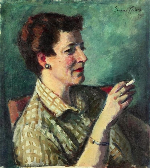 Eugen Spiro | FRAUENPORTRAIT (1955) | MutualArt