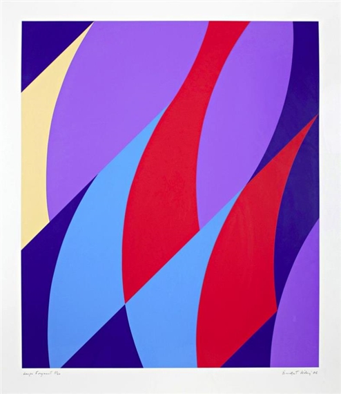 Bridget Riley | LARGE FRAGMENT (2006) | MutualArt