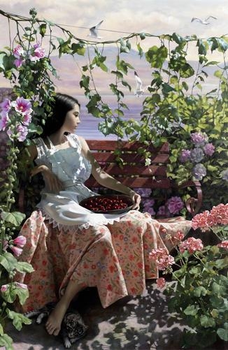 Andrei Belichenko | Seated beauty | MutualArt