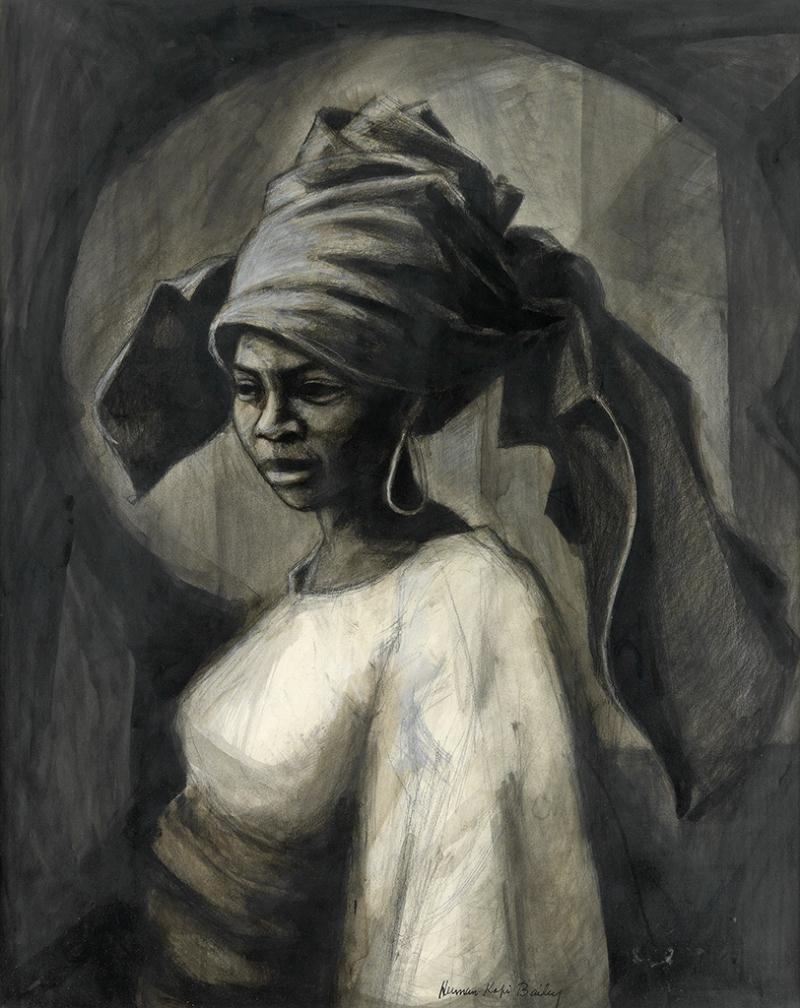 Herman Kofi Bailey | Young Woman from Yoruba (1970 - 1975) | MutualArt