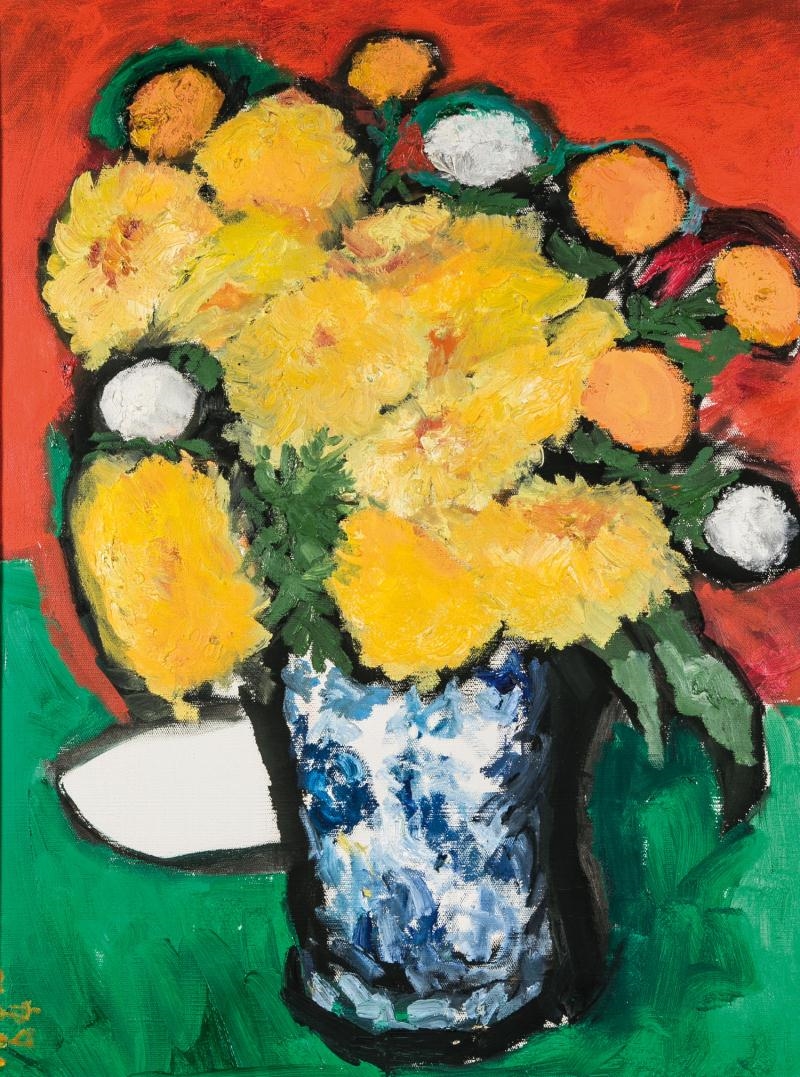 Paul Mathias Padua | Still Life with Flowers (1964) | MutualArt