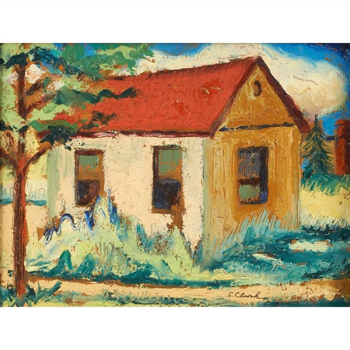 Claude Clark | Corner House (Circa 1952) | MutualArt