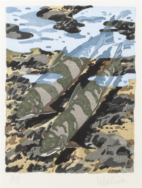 Neil Welliver | Trout in a Stream | MutualArt