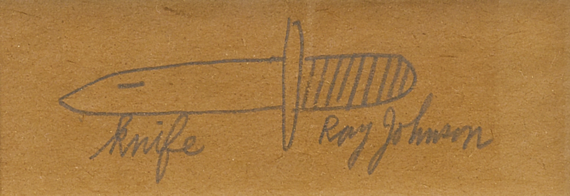 Ray Johnson | KNIFE (1964) | MutualArt