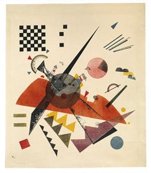 Wassily Kandinsky | Abstract composition (1923) | MutualArt