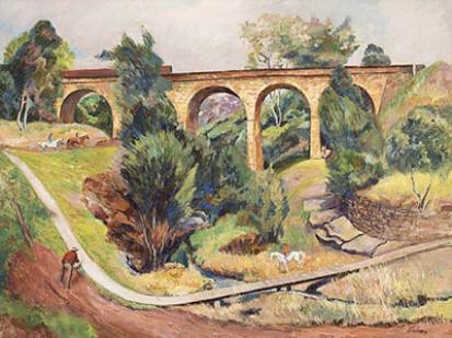 John Santry | Country Train | MutualArt