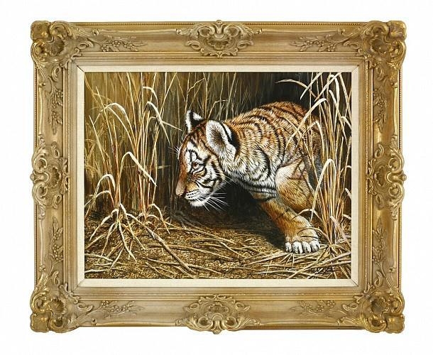 Mark Chester | On the Prowl Tiger Cub | MutualArt