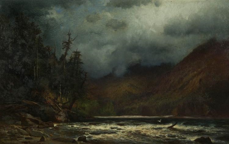 Alfred Wordsworth Thompson | RIVER LANDSCAPE (1871) | MutualArt