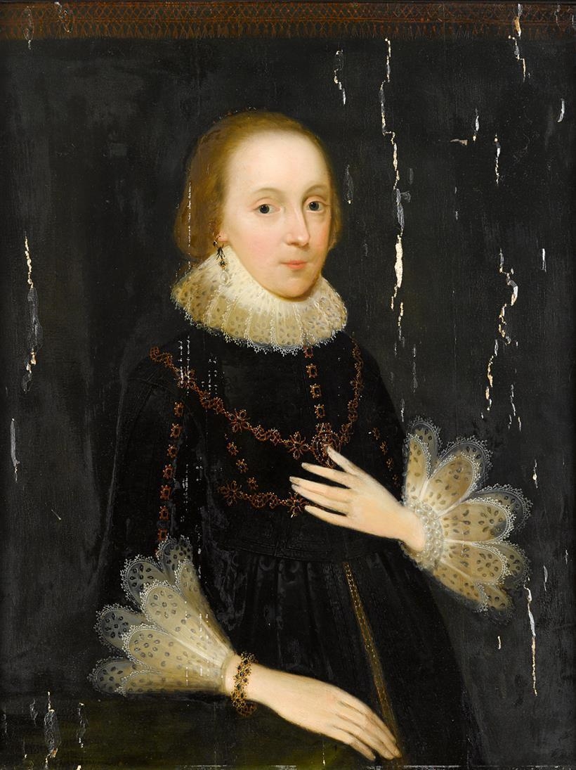 Anglo-Flemish School, 16th Century | Portrait of a lady, three-quarter ...