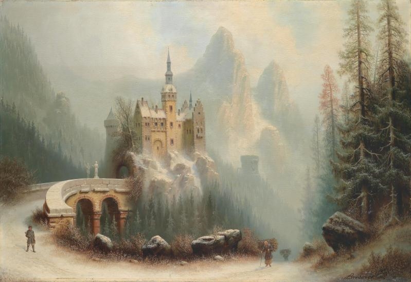 Albert Bredow | Große Winterlandschaft | MutualArt