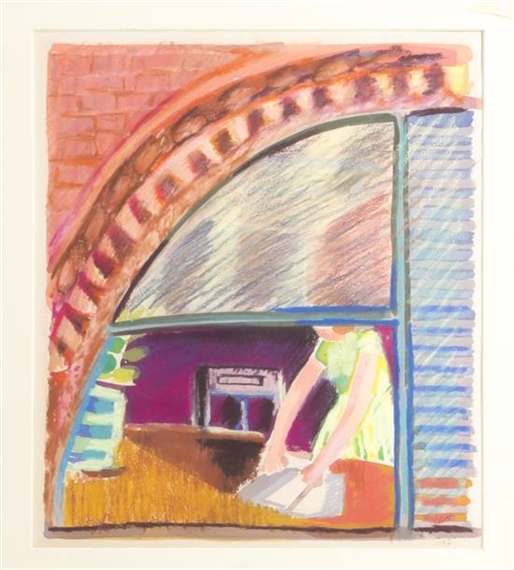 Susan G. Scott | Woman in a Window (1977) | MutualArt