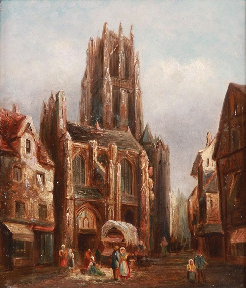 Thomas Matthews Rooke | Outside by the Cathedral | MutualArt
