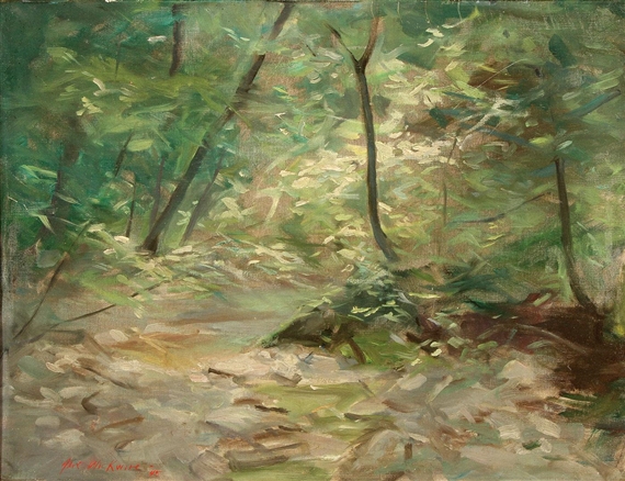 Jere Raymond Wickwire | Impressionistic Landscape (1945) | MutualArt