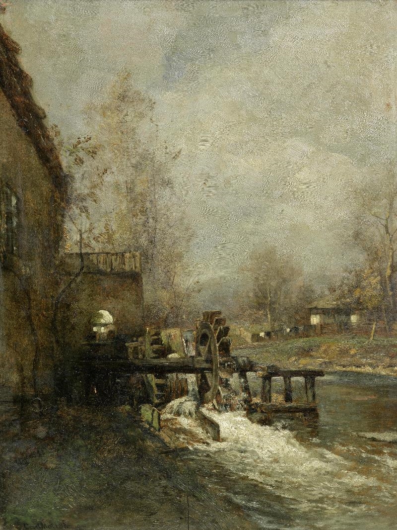 Carl Moll | “Rustic Garden” (1884) | MutualArt