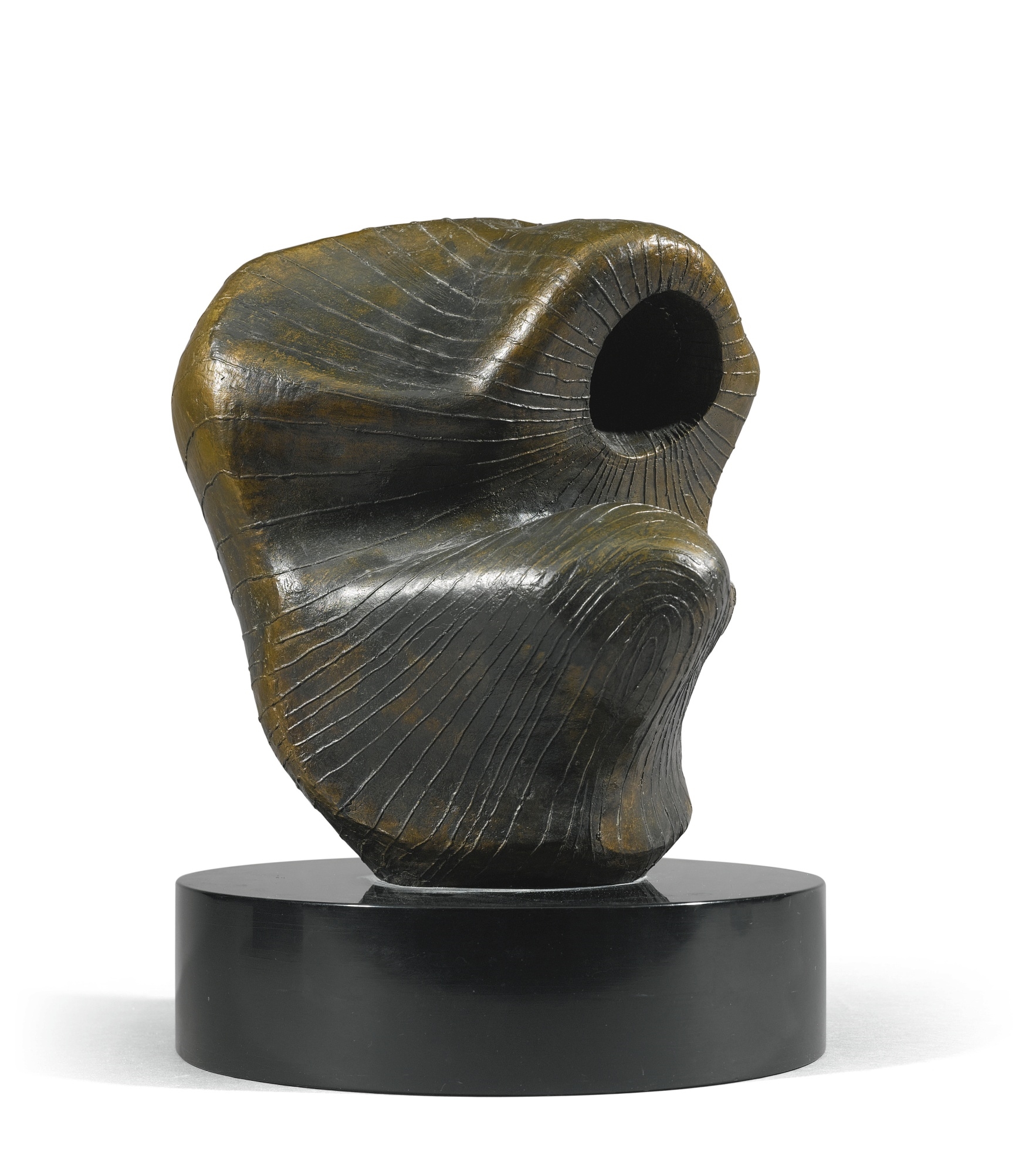 Henry Moore | BAS-RELIEF AUX TROIS FORMES (1955) | MutualArt