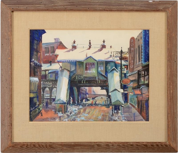 Joseph Anthony Buzzelli | UNDER THE EL | MutualArt