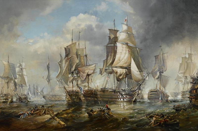 Robert Trenaman Back | The Battle of Trafalgar 1805 | MutualArt