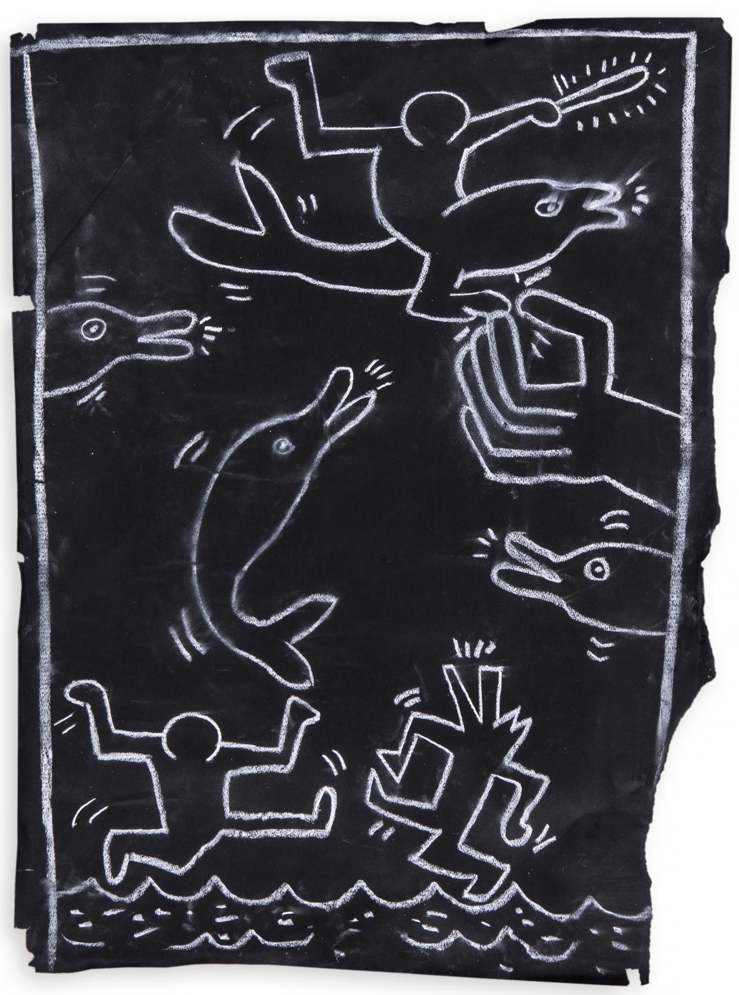 Keith Haring | Subway drawings (1985) | MutualArt