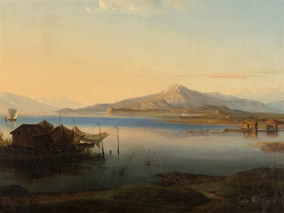 Nikanor Grigorievich Chernetsov | View over the Volga (Circa 1838 ...
