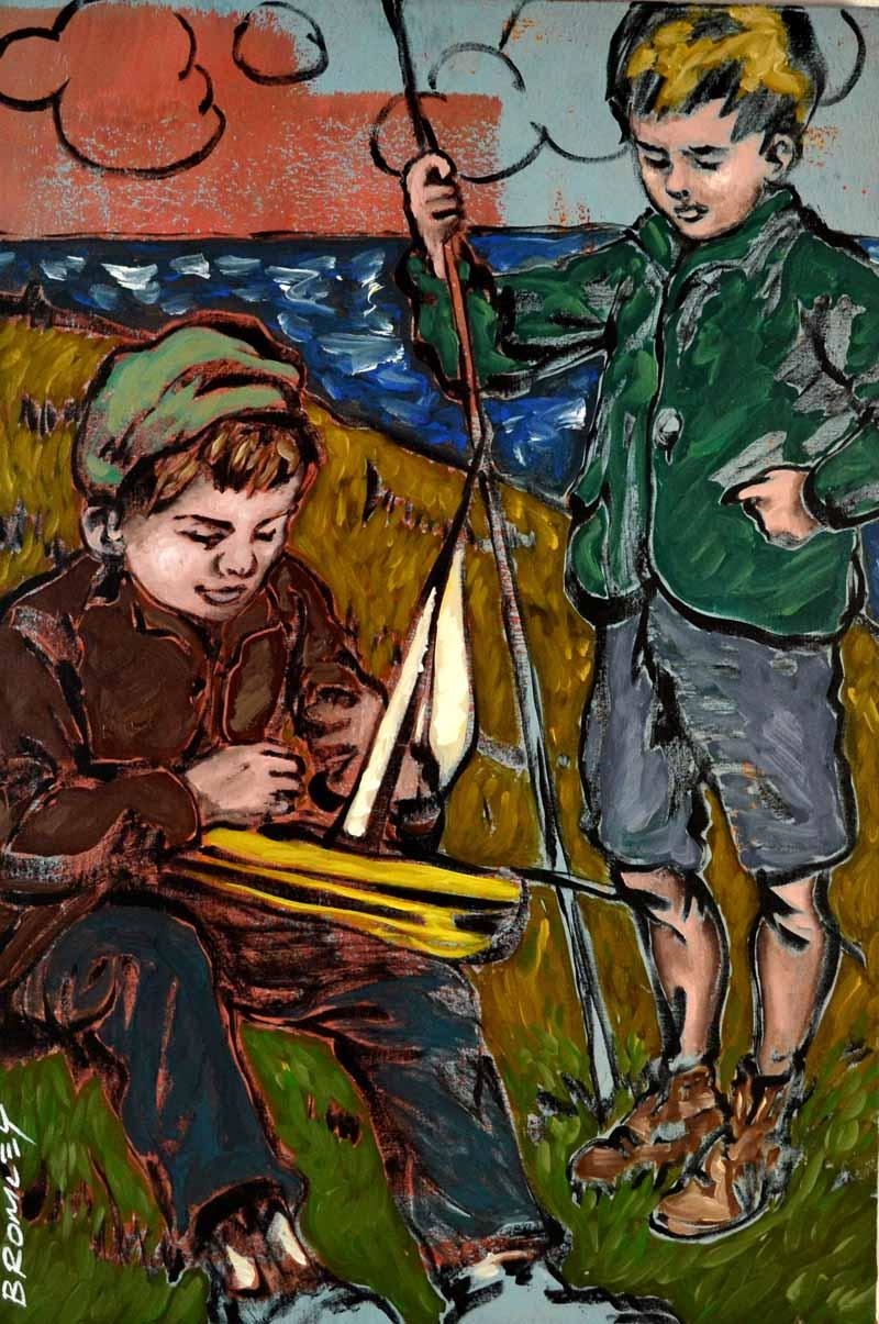 David Bromley | The Smoking Boy | MutualArt