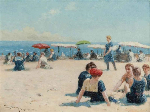 Frank Russell Green | Brighton Beach (1898) | MutualArt