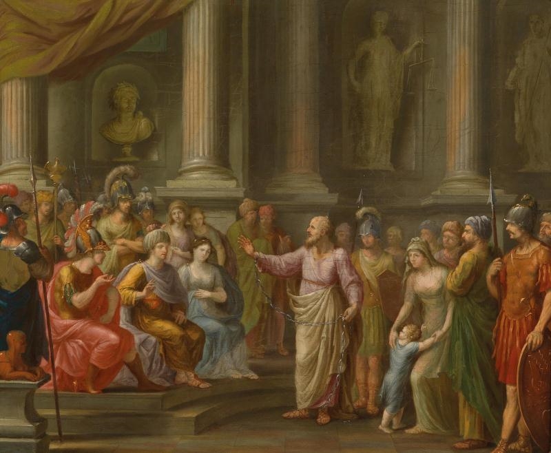 French School, 18th Century | Saint Paul Appealing to the Emperor ...