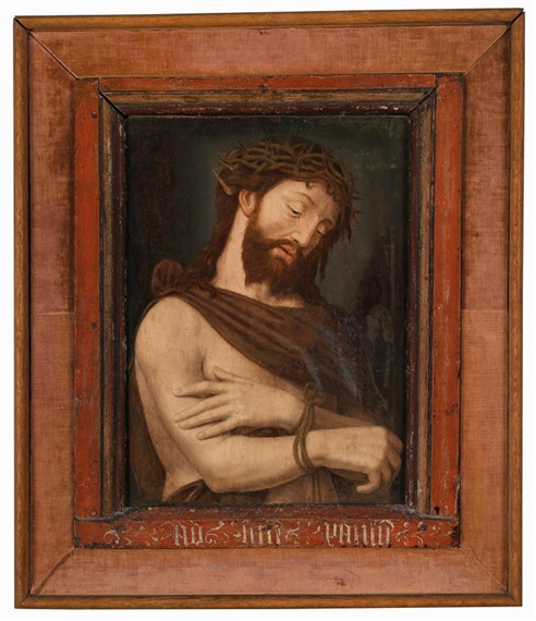 Hispano-Flemish School, 16th Century | Christ as the Man of Sorrows (16th Century) | MutualArt