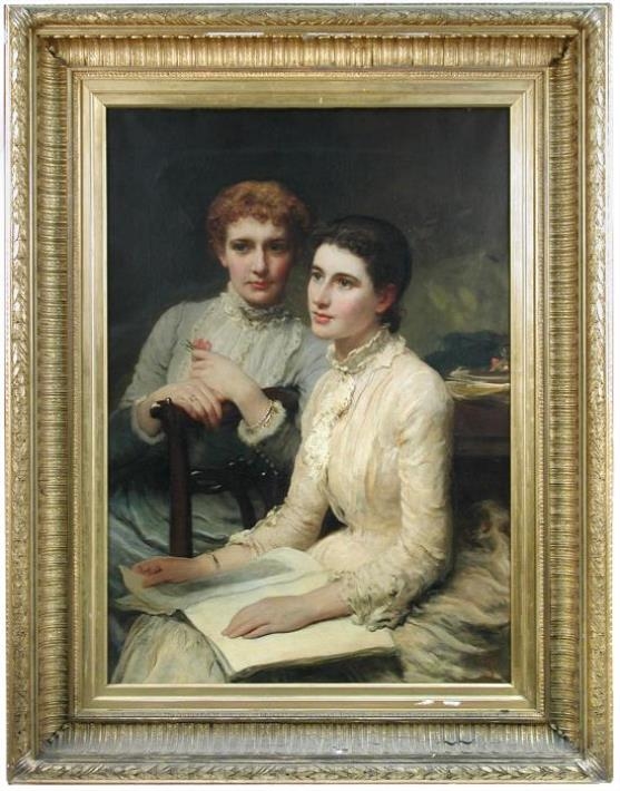 James Sant | Portrait of Miss Polly Rodgett (1862-1946) and Miss Maud ...