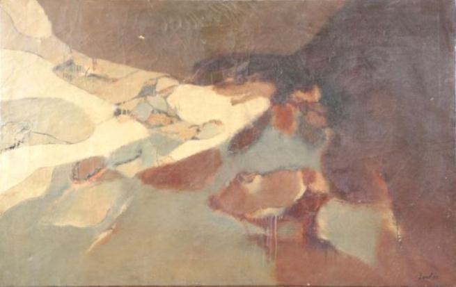 David Lund | Abstract Landscape (1957) | MutualArt