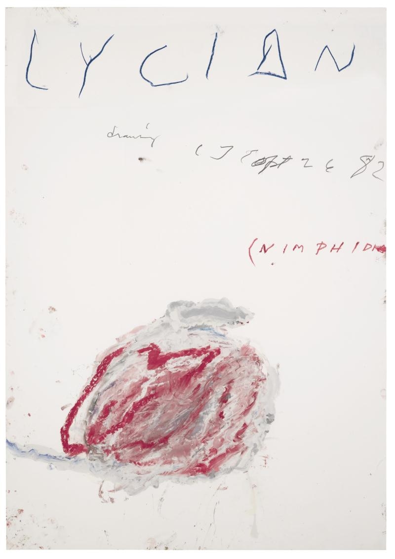 Cy Twombly | LYCIAN DRAWING (NIMPHIDIA) | MutualArt